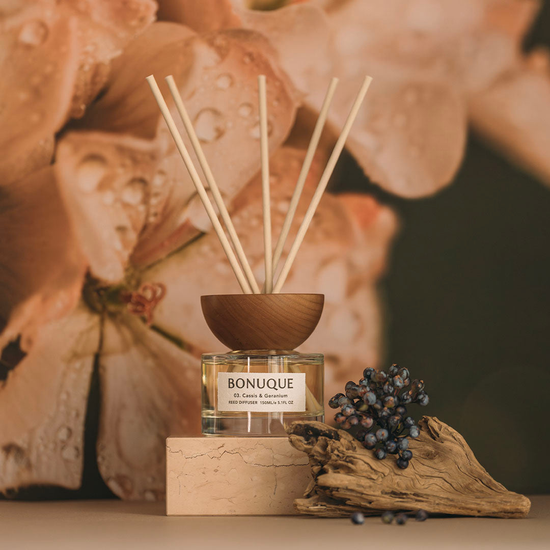 Reed Diffuser -Basic Line- 03. Cassis & Geranium